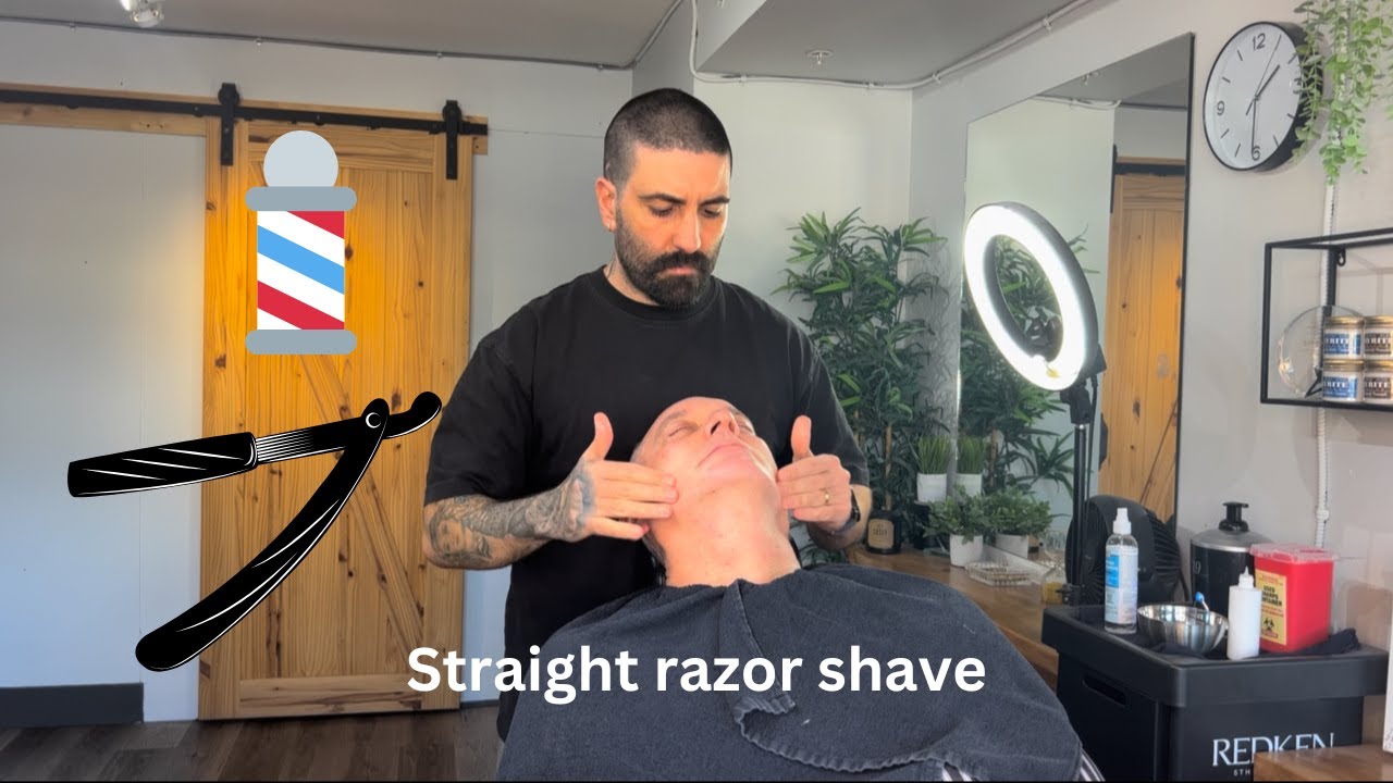Straight Razor Shave - YouTube