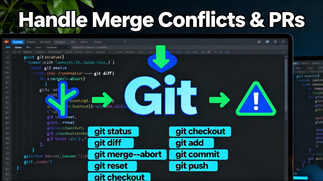 10. Handling Merge Conflicts & Final Git Wrap Up | Complete Git ...