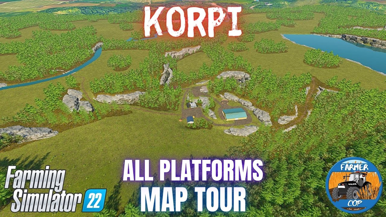 KORPI - Map Tour - Farming Simulator 22 - YouTube