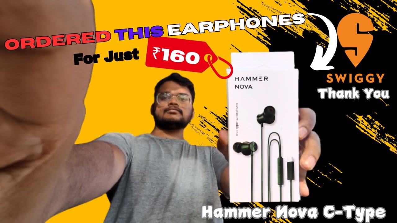 Best Budget Wired Earphones Under ₹200 | Hammer Nova Type-C | ANKIT ...