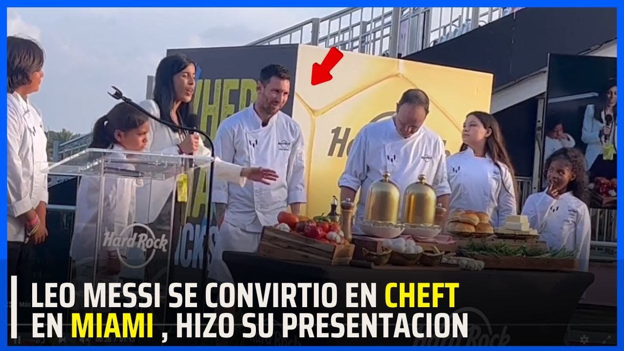 "Leo Messi se Convierte en Chef: Presenta su Menú Único para que lo ...