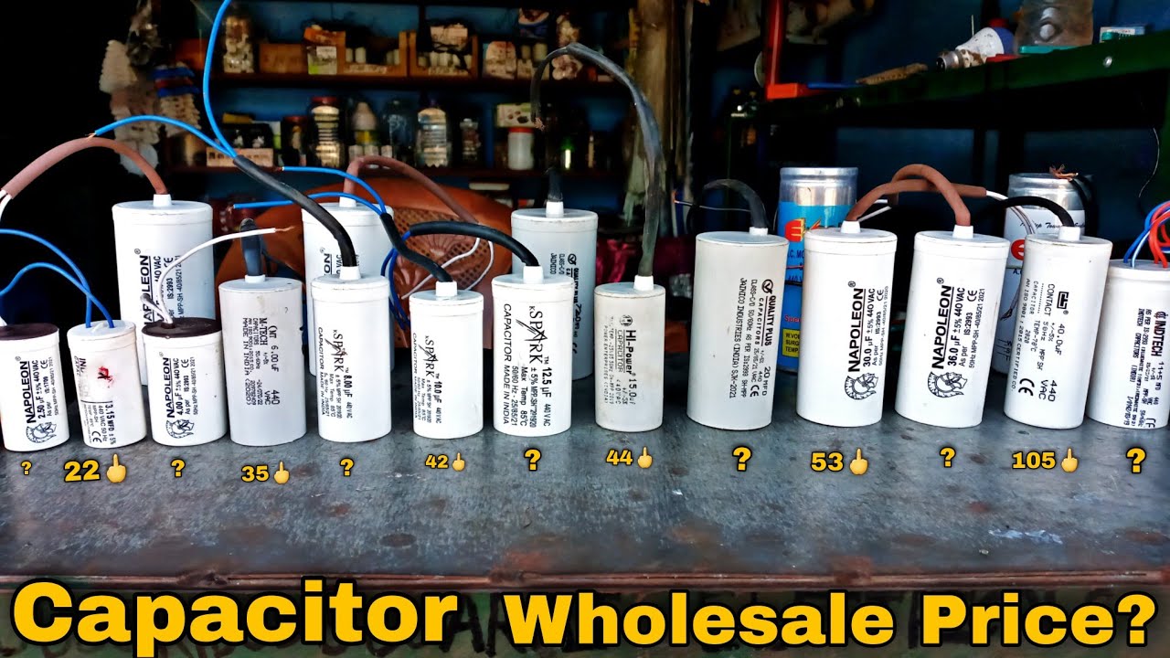 All Type Capacitor Wholesale Price 🤔 Capacitor Price - YouTube