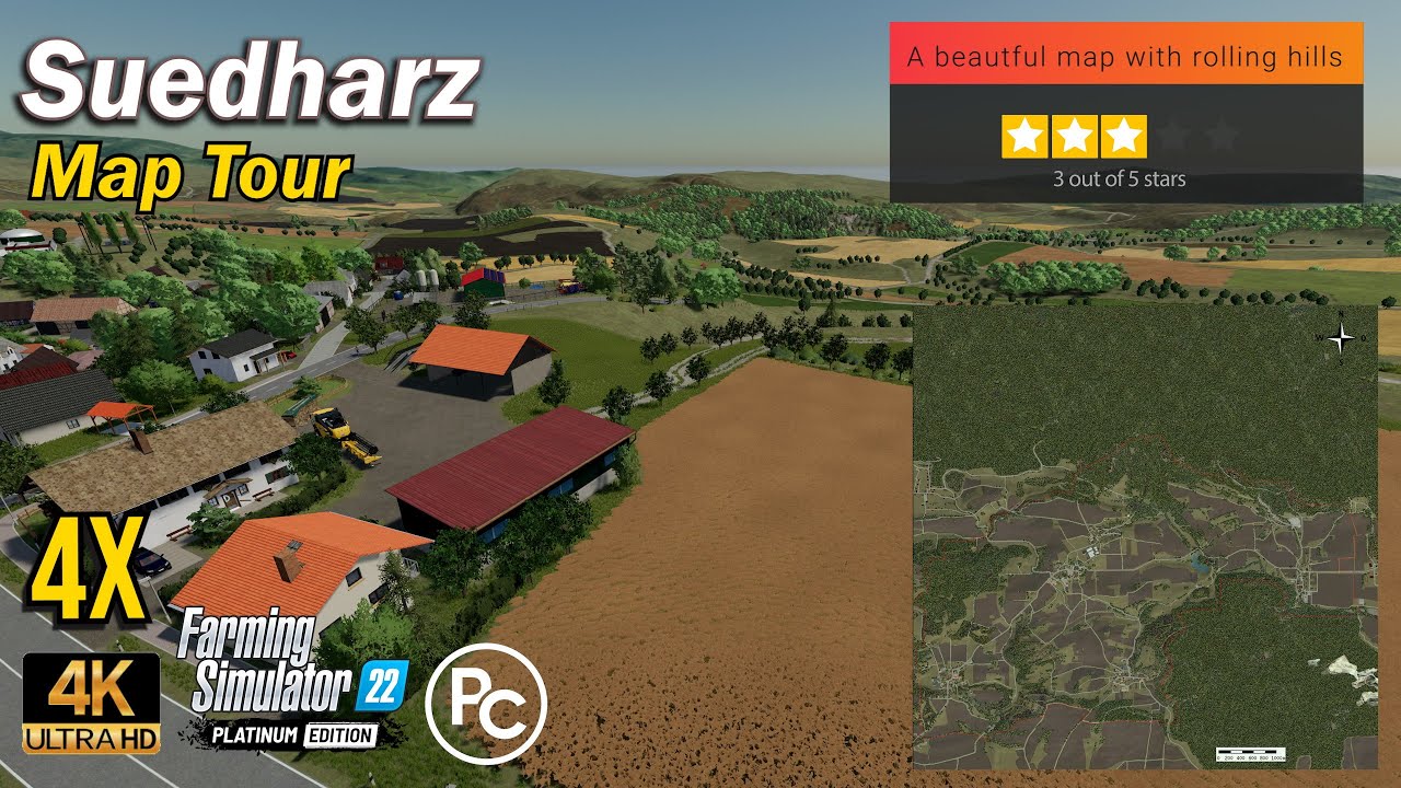 Suedharz | Map Review | Farming Simulator 22 - YouTube