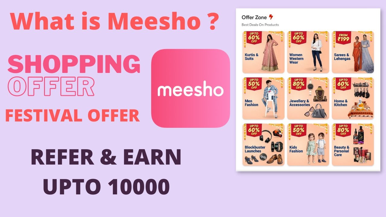 MEESHO App Offer | Refer and Earn Upto 10000 | Earn Money From MEESHO ...