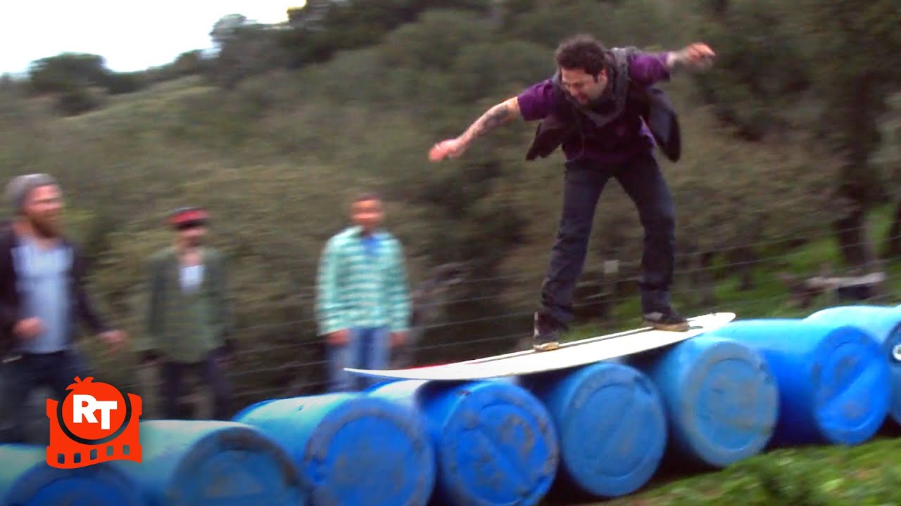 Jackass 3.5 (2011) - Barrel Surfing! Scene | Movieclips - YouTube