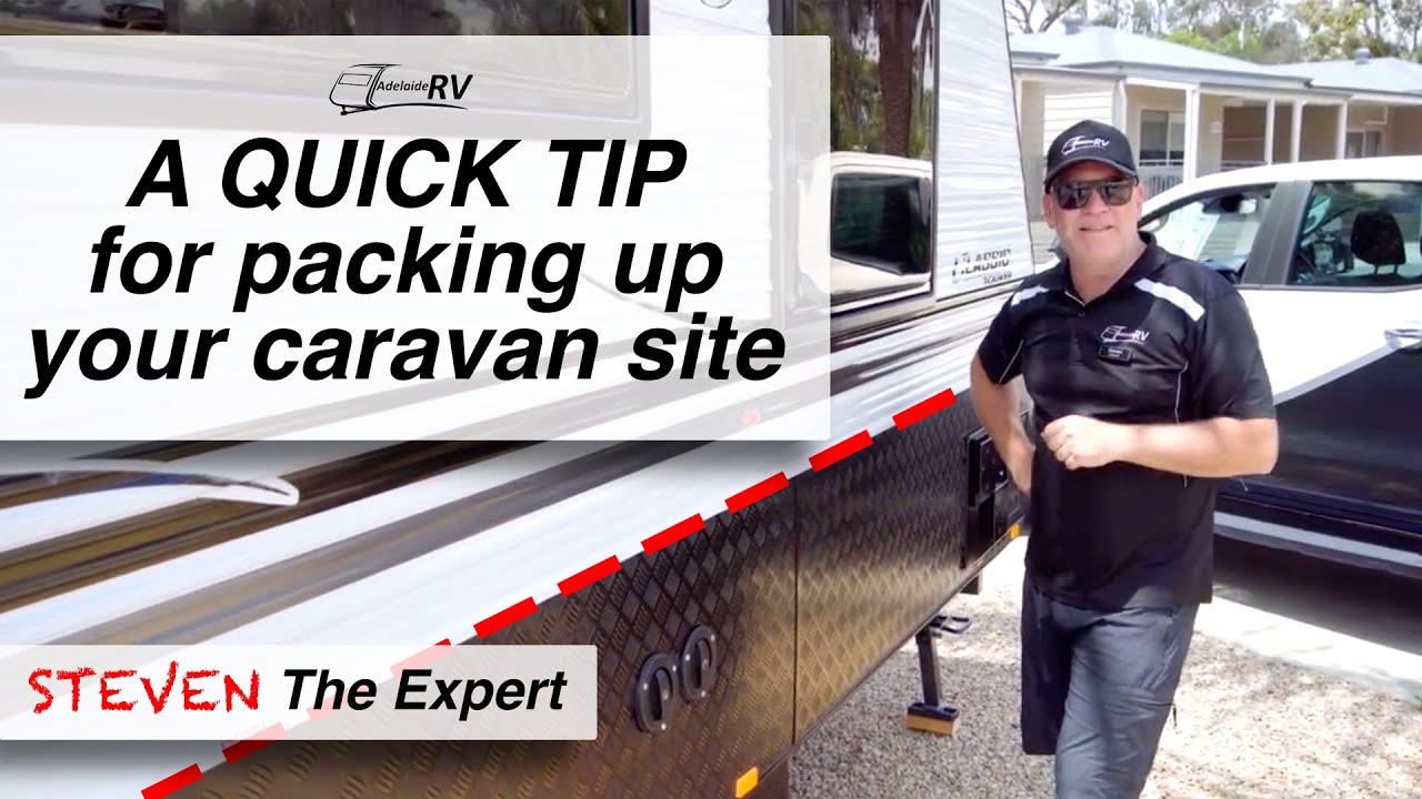How to make packing up your caravan site SIMPLER! - YouTube