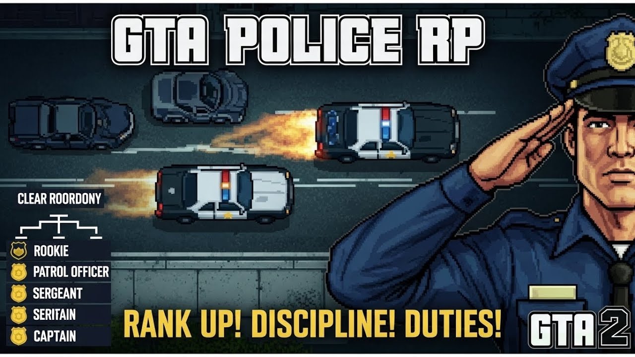 GTA POLICE ROLEPLAY WITH A CLEAR RANKING SYSTEM, DISCIPLINE, AND DUTIES ...