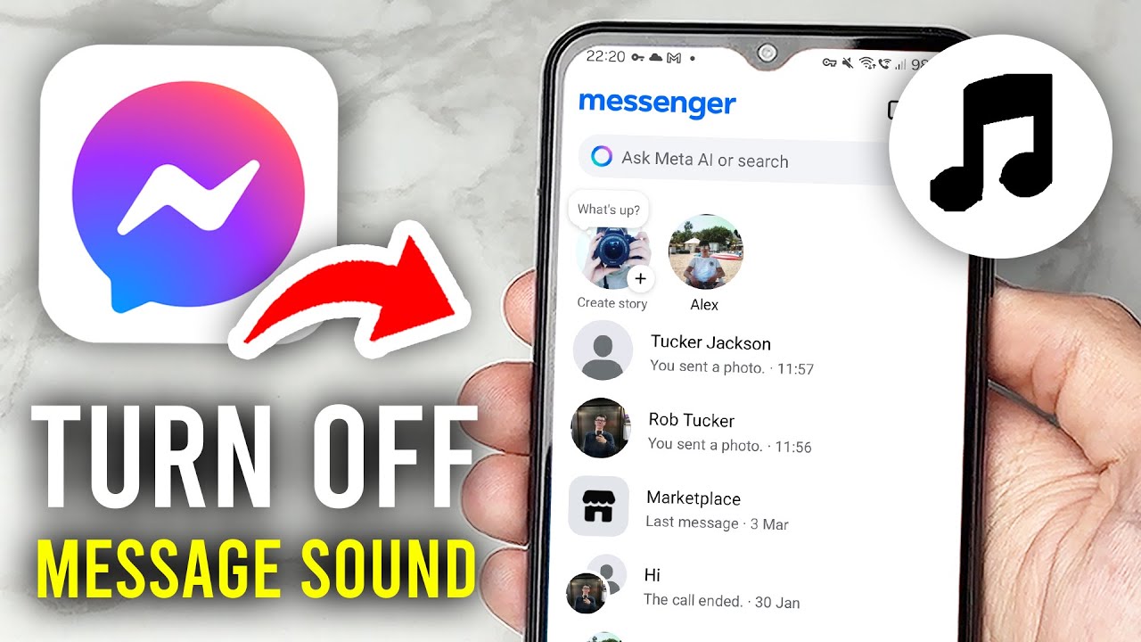 How To Turn Off Messenger Message Sound - Full Guide - YouTube