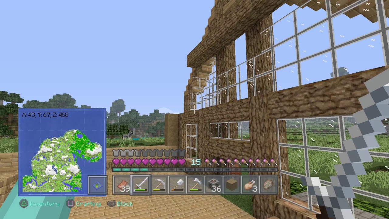 Minecraft Building in Edgewood - YouTube
