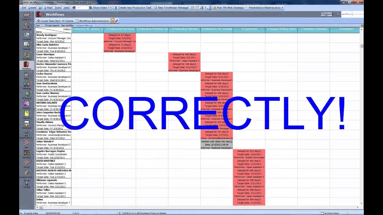 TimeMaker Orientation Lesson 7 - Workflow - YouTube