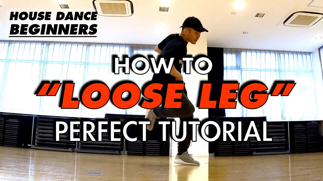 House Dance Basic Step Tutorial | How To Loose Leg | Points and ...