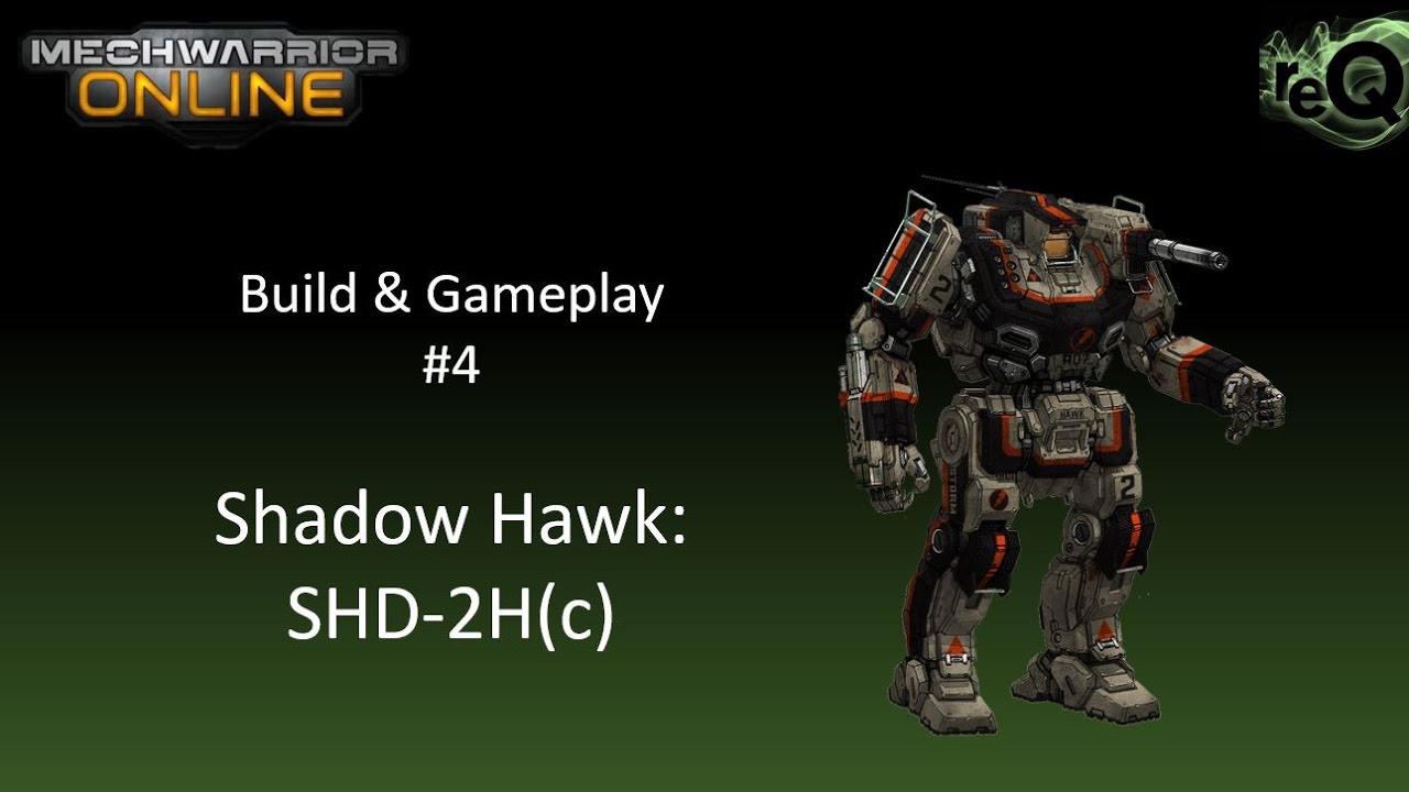 MWO: Shadow hawk SHD-2H(c) loadout and gameplay - YouTube