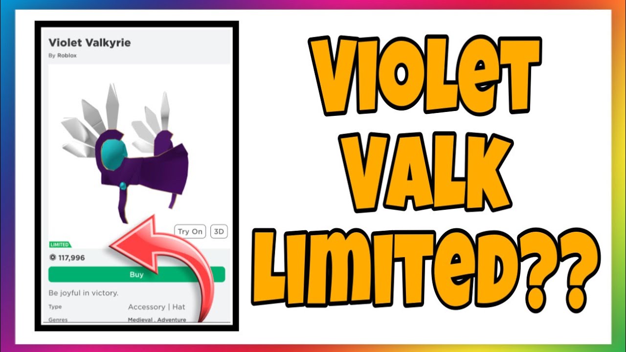 VIOLET VALK IS GOING LIMITED? (Roblox Memorial Day Sale 2022) - YouTube