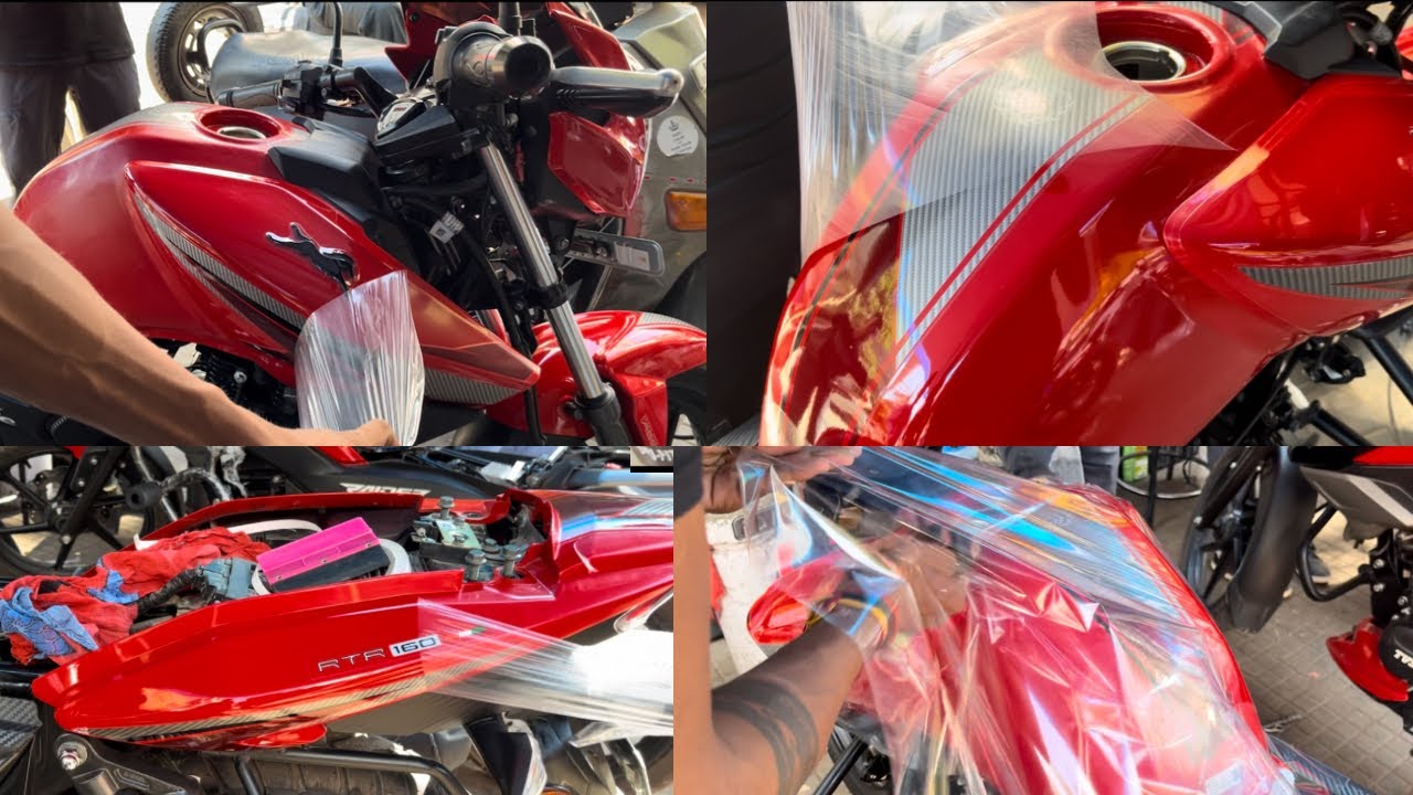Apache RTR 160 2v Lamination-PPF | Apache RTR 160 4V Modifications ...