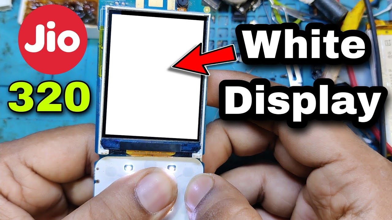 Jio 320B White Display Solution Easy Way - New Trick😱 2023 - YouTube