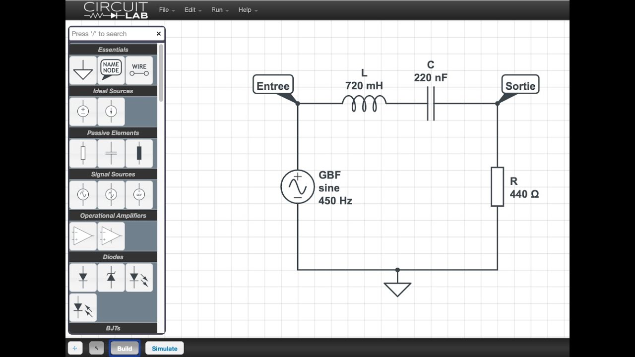 Démonstration de l'utilisation de CircuitLab - YouTube