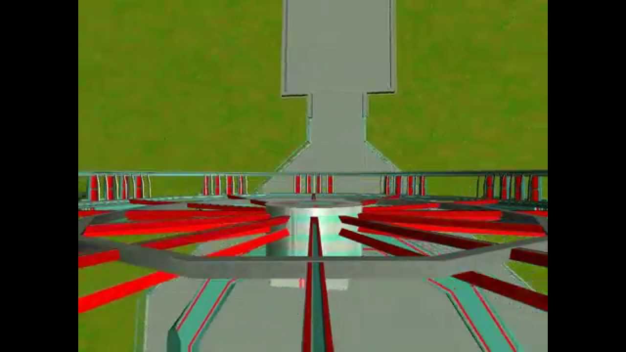 Huss UFO, CFR, Roller Coaster Tycoon 3 - YouTube