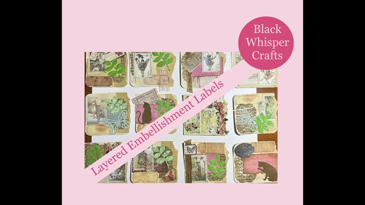 Layered Embellishment Labels using up 12"x 12" Card Stock, Quick Coffee ...