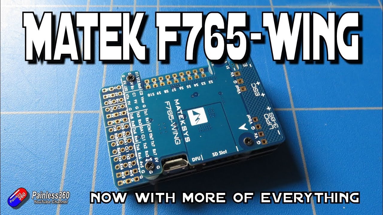 Matek F765-Wing: The most advanced fixed wing FC yet? - YouTube