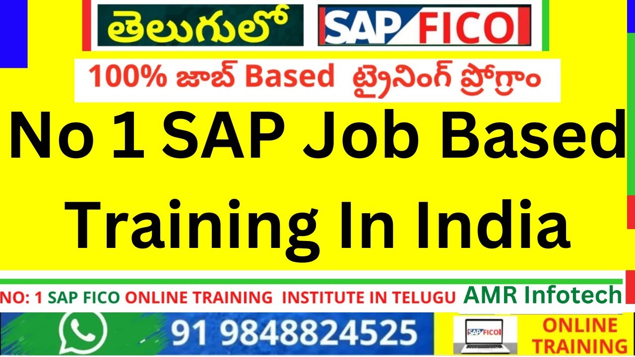 No 1 SAP Job Based Training In India - Best SAP FICO online Training ...