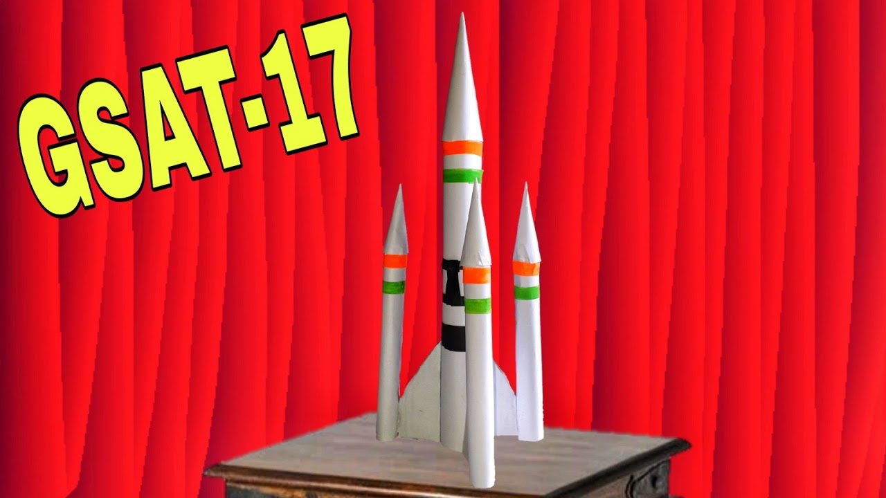 Paper rocket/kagaj ka rocket/GSAT-17 / TCA - YouTube