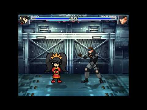mugen-Ashley (me) vs Solid Snake