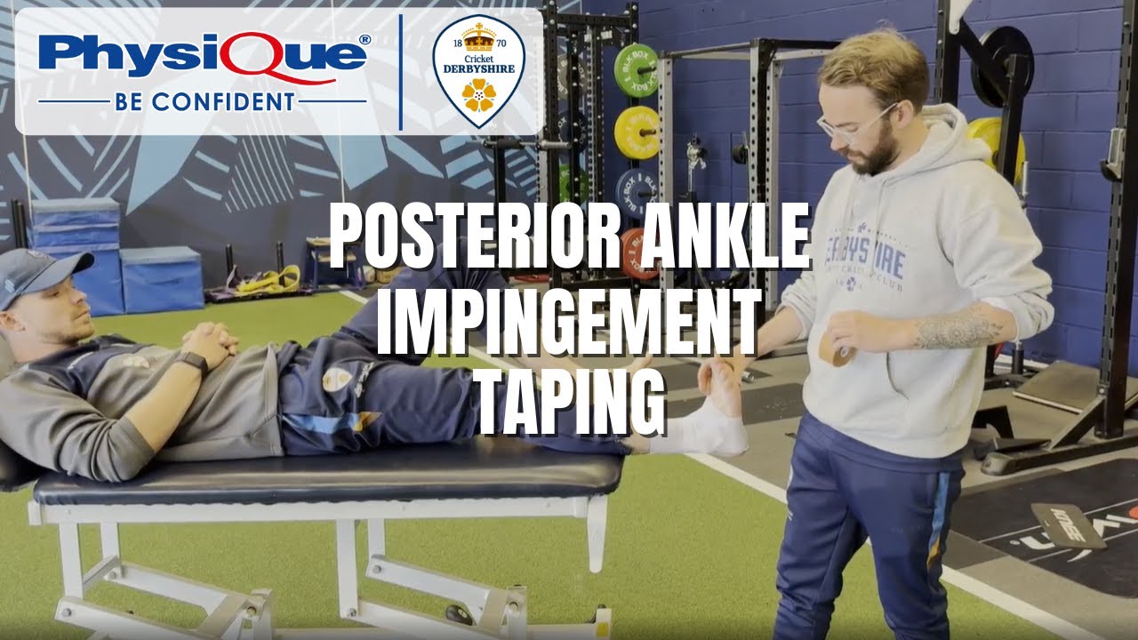 Ankle Taping Tutorial with Derbyshire Cricket - YouTube