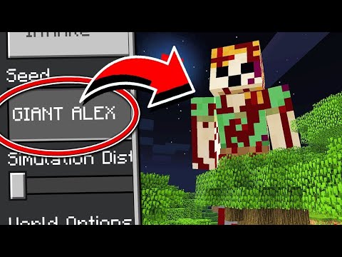 i Found Real GIANT ALEX Seed in Minecraft 😱 | Minecraft Scary Myths ...