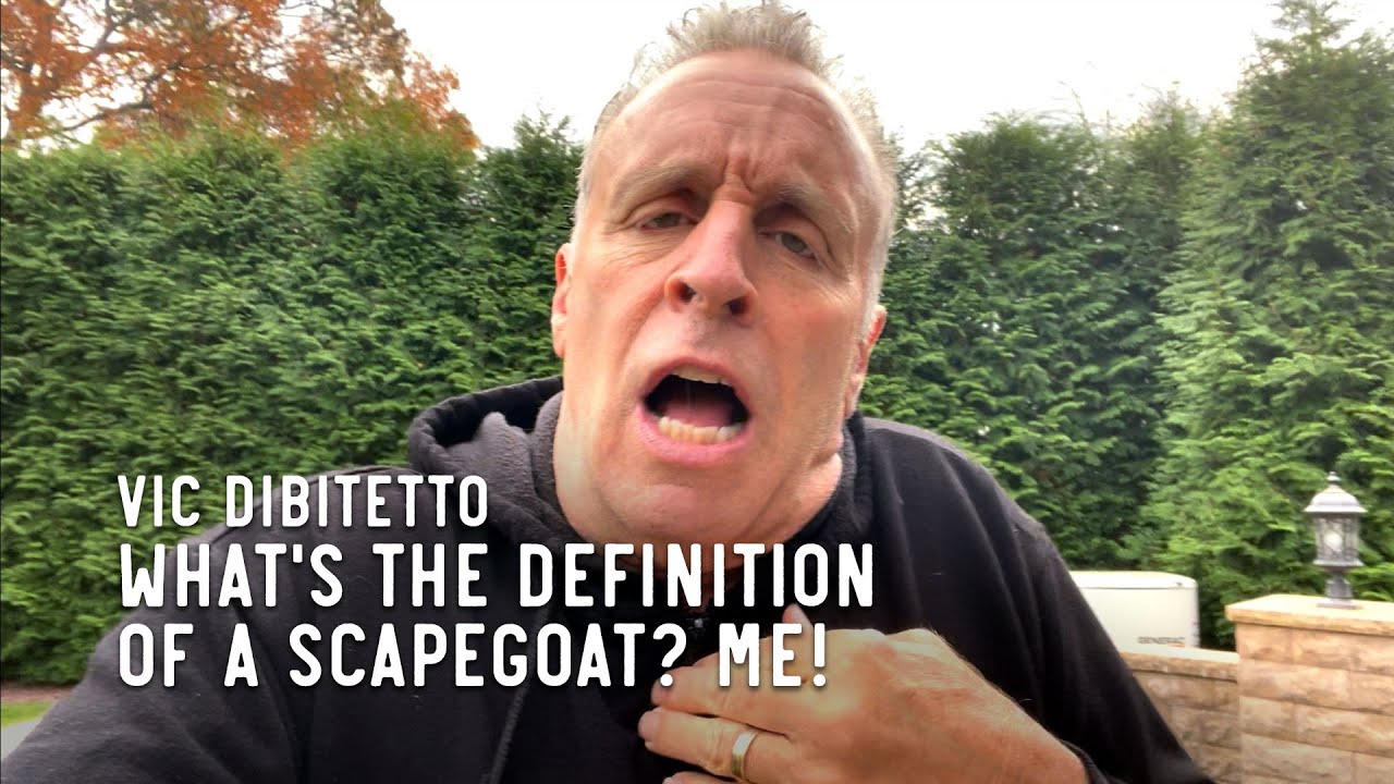 What's the definition of a scapegoat? ME! - YouTube