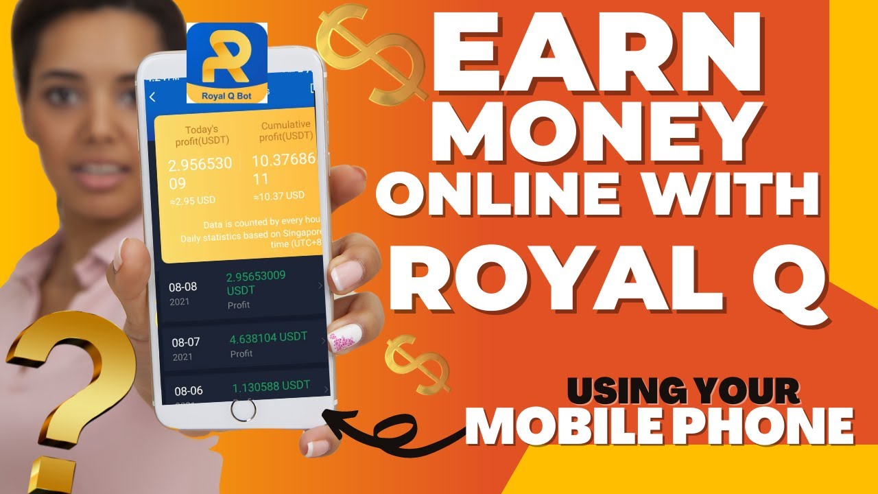 How To Make Money with Royal Q Crypto Trading App 2023 Update ($10/Day ...