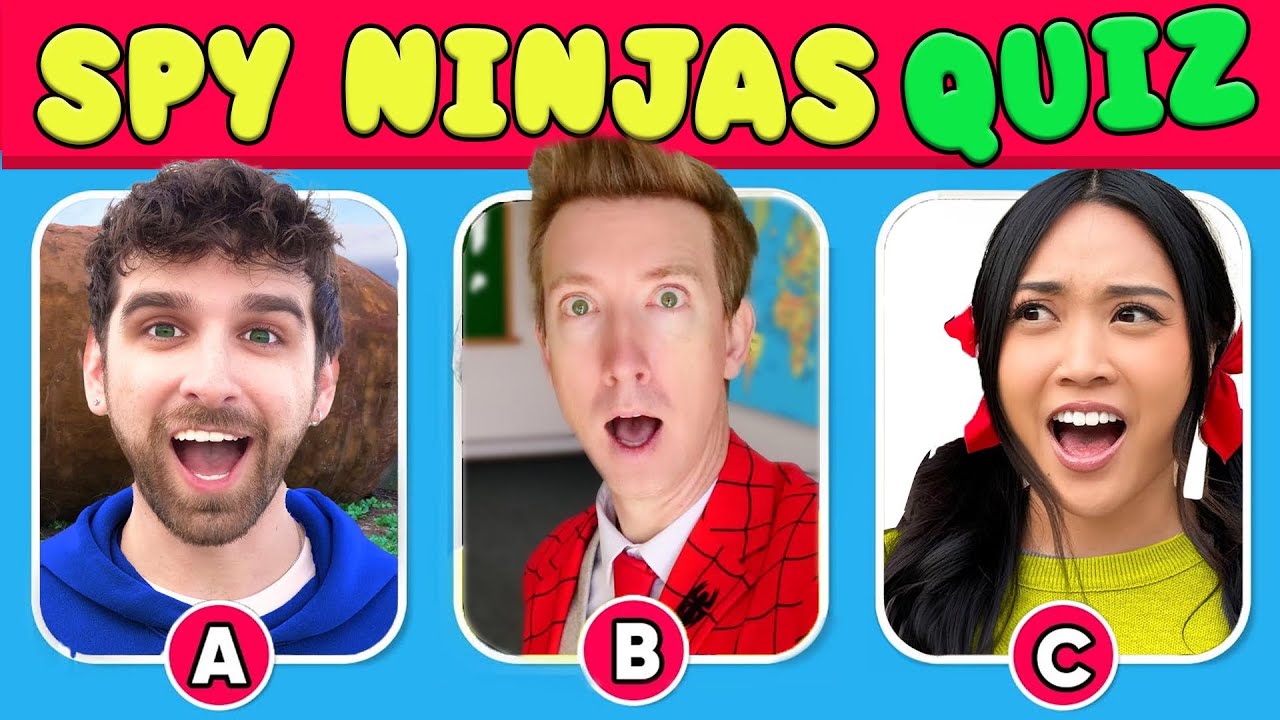 Guess SPY NINJAS & YOUTUBERS Voice! 👑🔊 Chad Wild Clay Vy Qwaint Daniel ...