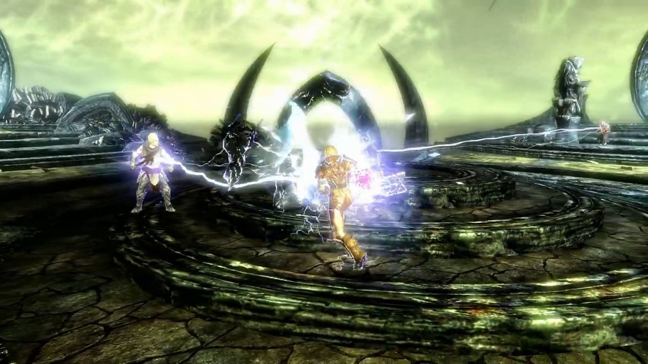 Skyrim Battles - Arch-Curate Vyrthur & Knight-Paladin Gelebor vs Miraak ...