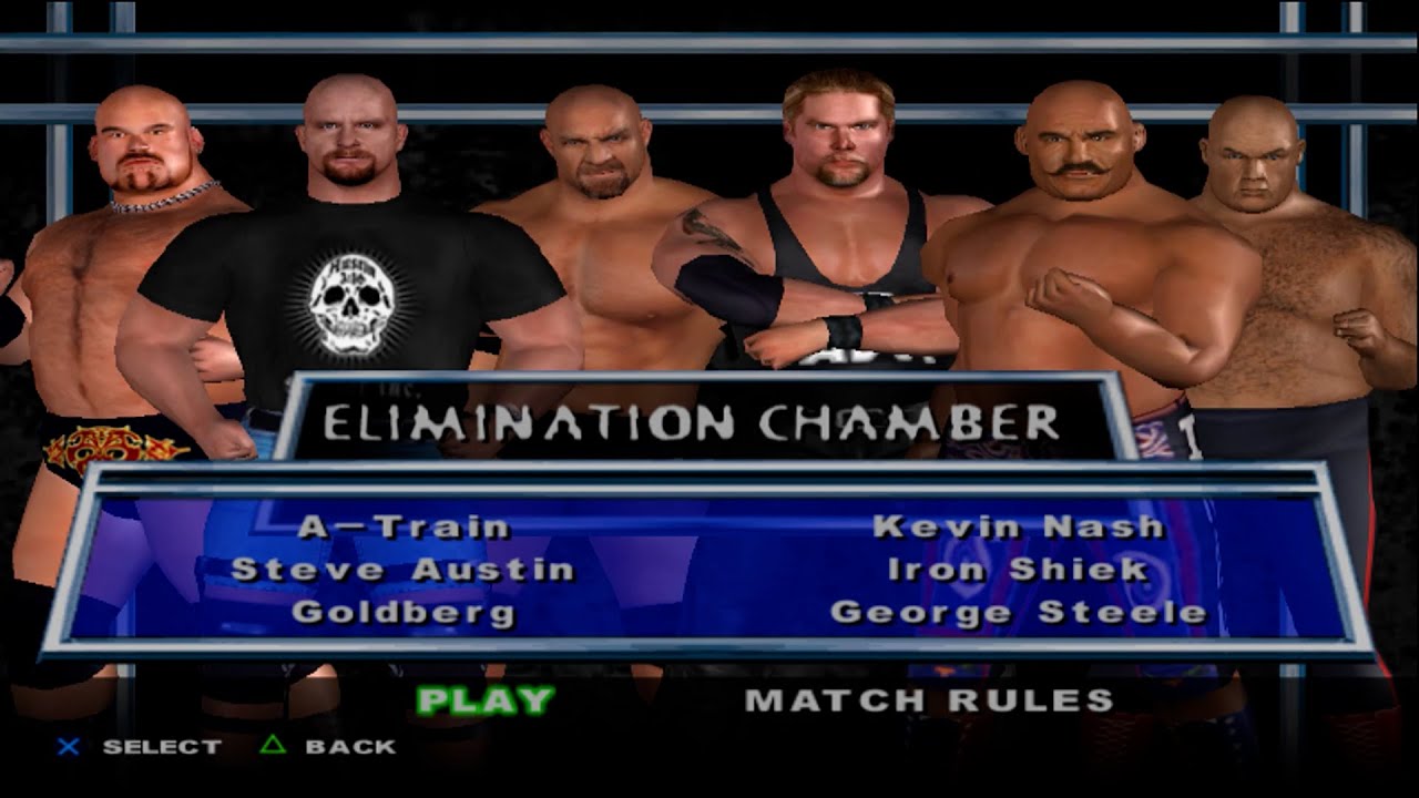 WWE SD! HCTP - A-Train,SteveAustin,Goldberg,KevinNash,IronShiek ...