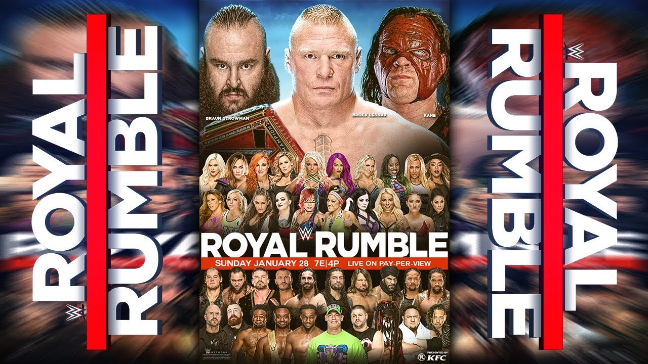 WWE ROYAL RUMBLE 2018 POSTER OFICIAL REMAKE/PSD Y PARTES7BY Jika - YouTube