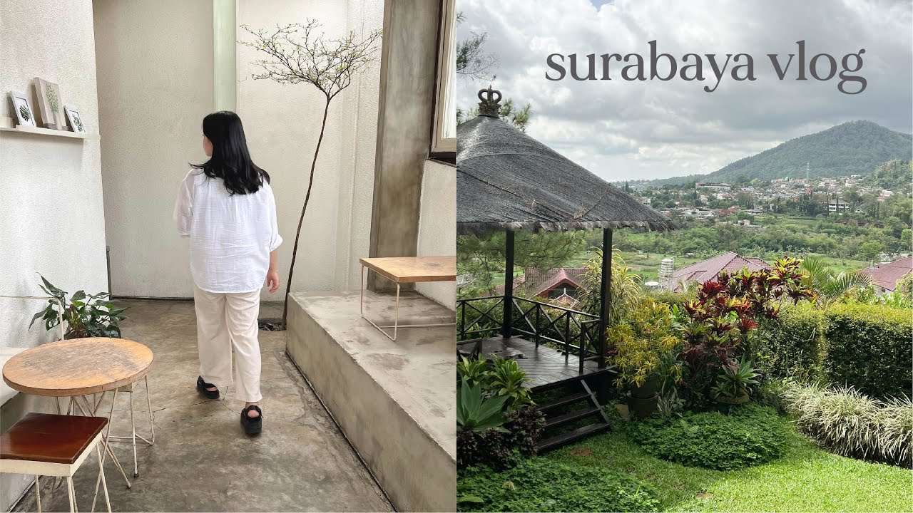 surabaya vlog 🚐 family reunion, road trip to songgoriti, cafes - YouTube