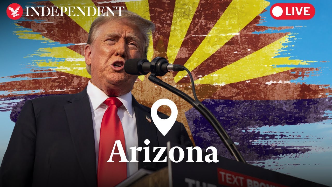 Watch again: Trump campaigns in Arizona following felony conviction ...