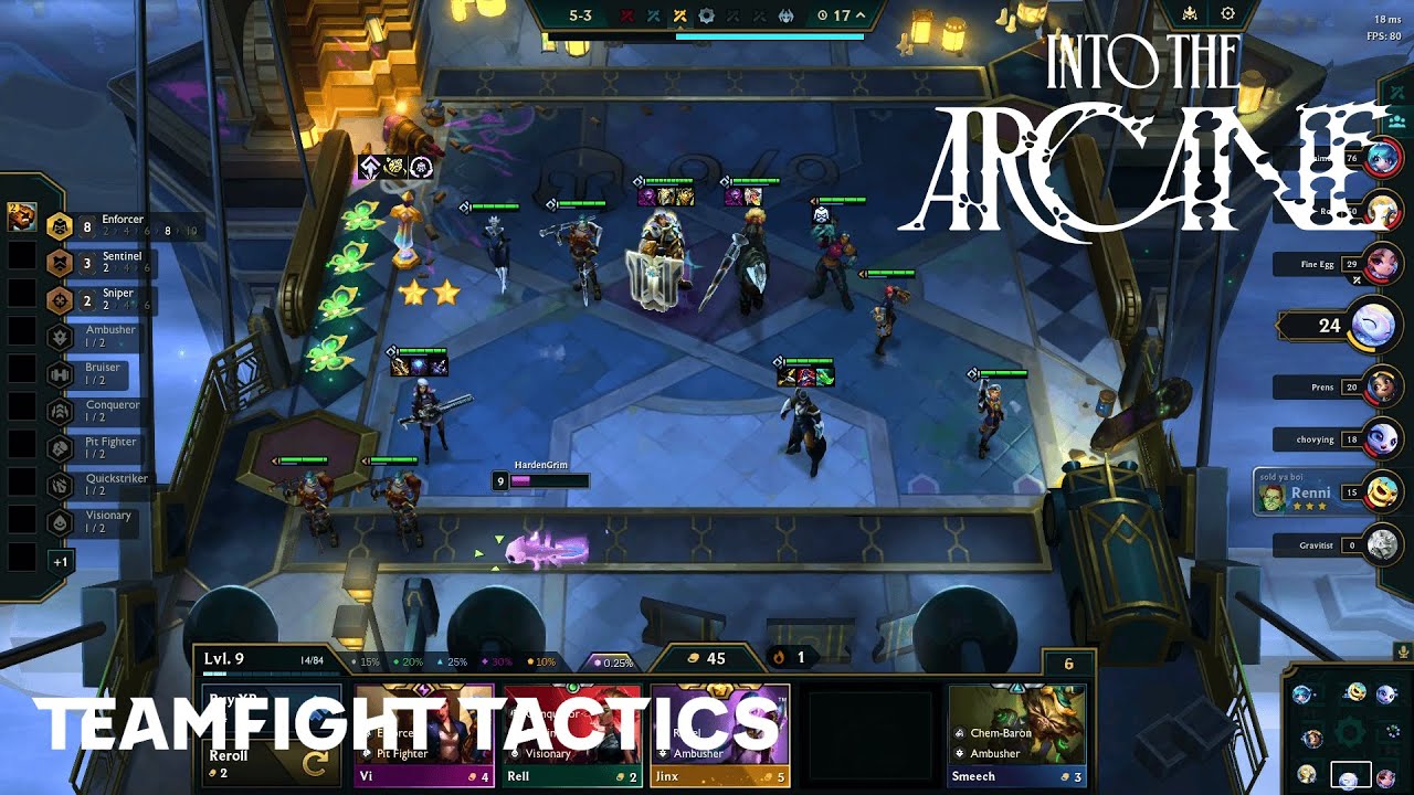 League TFT Gameplay (Set 13/Arcane Set) | Normal/Ranked Games #5 - YouTube