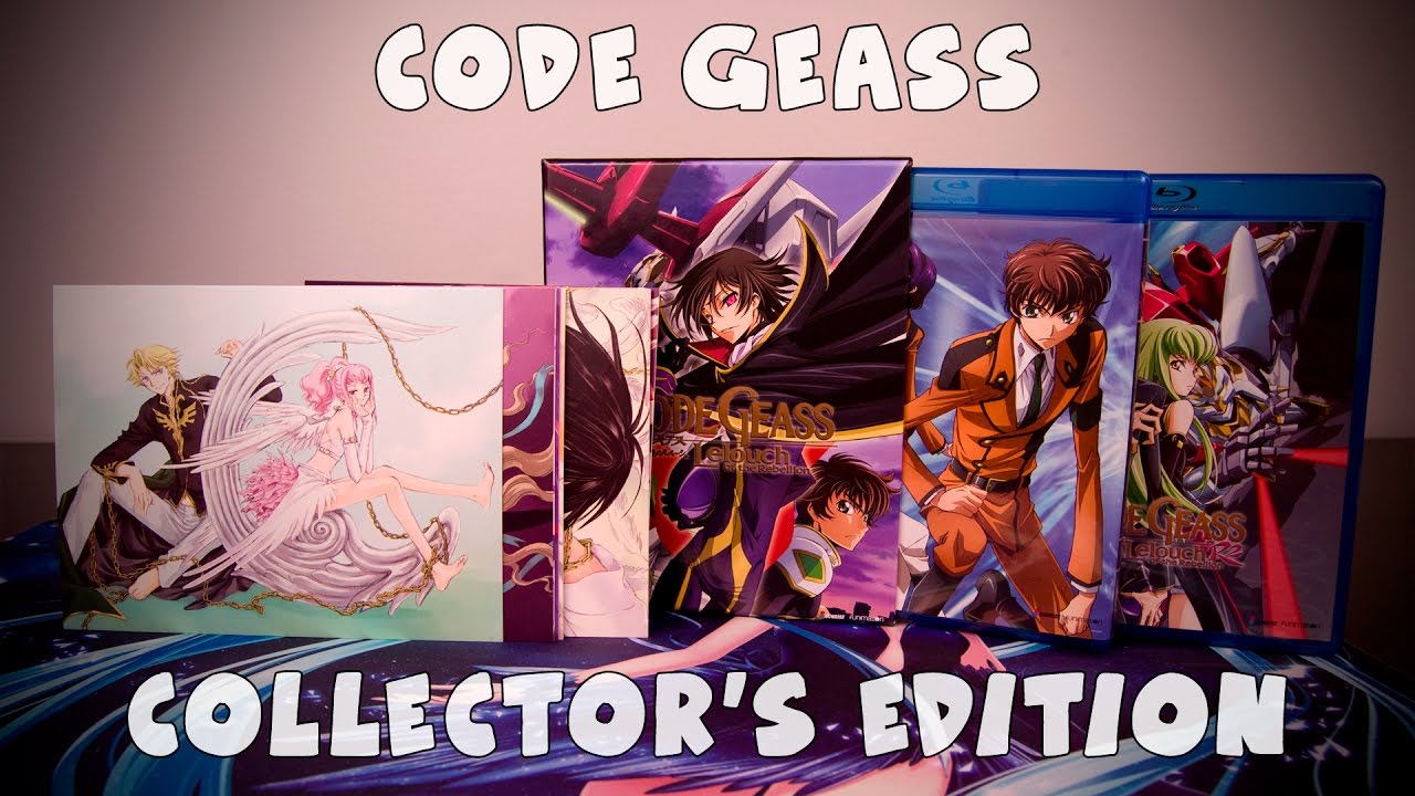 Code Geass Collector's Edition Unboxing - YouTube