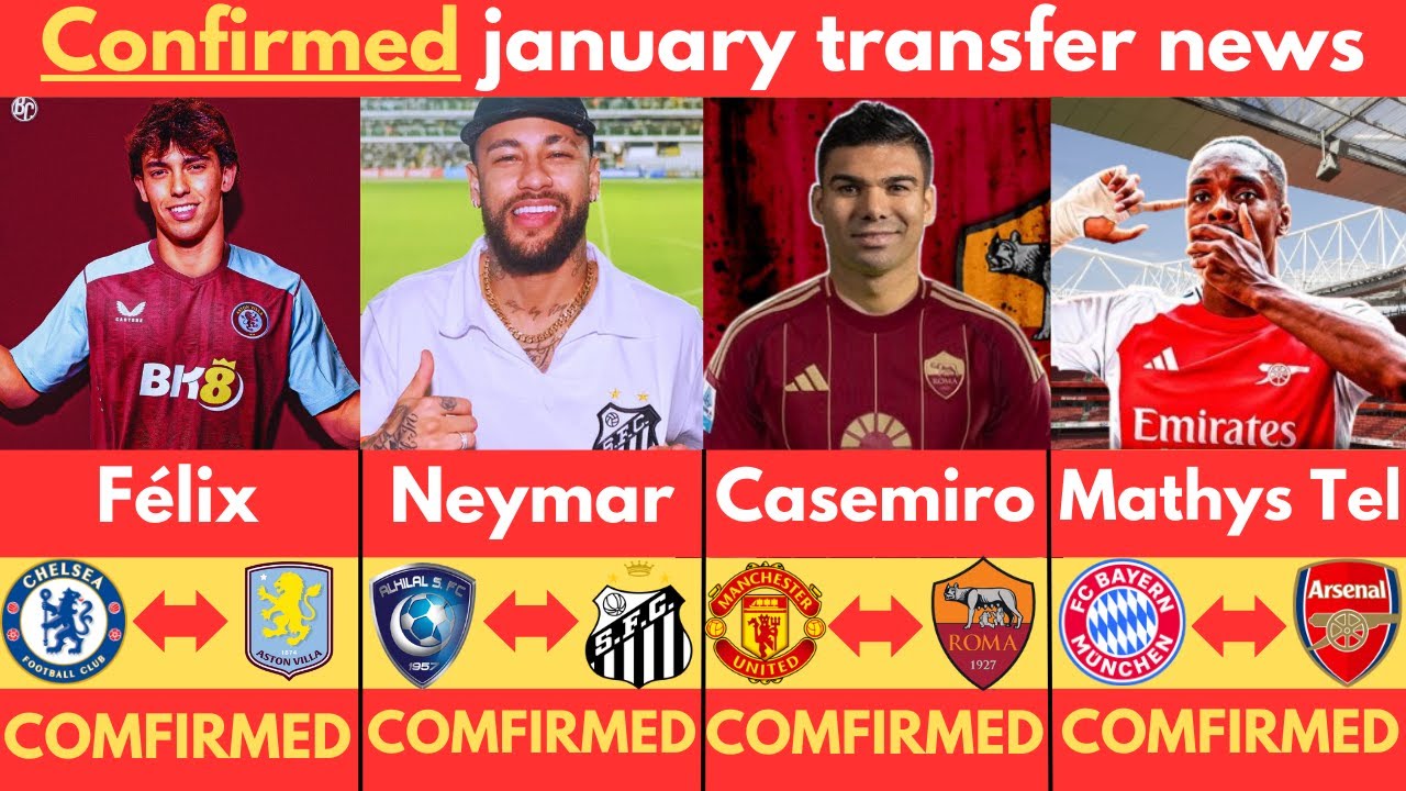 🚨TOP LATEST CONFIRMED TRANSFER RUMOURS 2025! NEYMAR BACK TO SANTOS ...