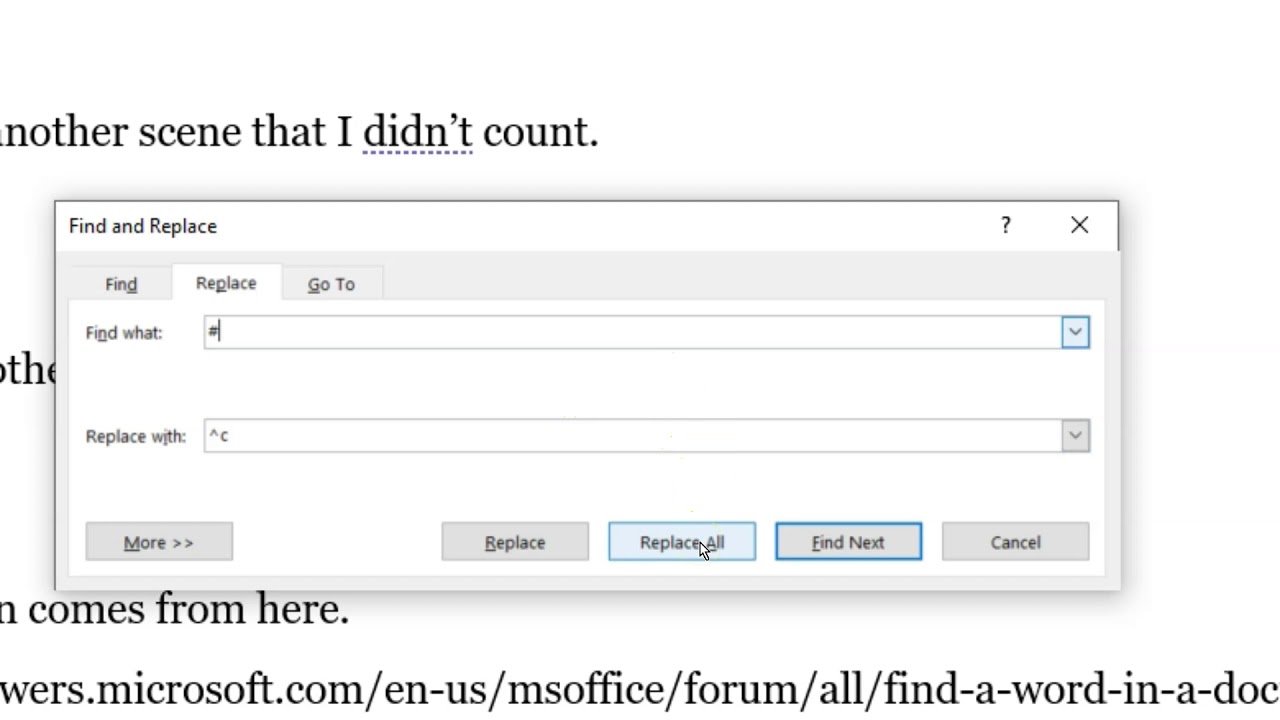 Numbering sequencing a character, text, or word in MS Word. - YouTube