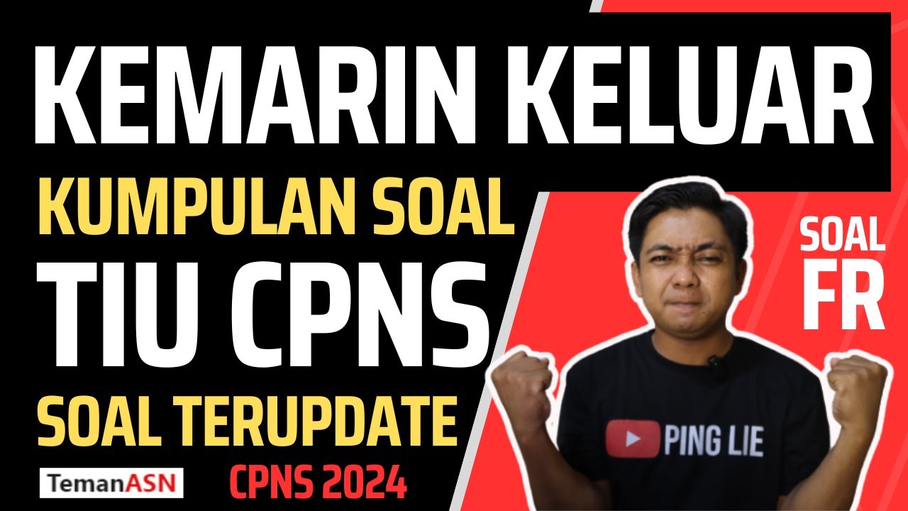 Model Soal Seperti Ini Keluar di tes CPNS - YouTube