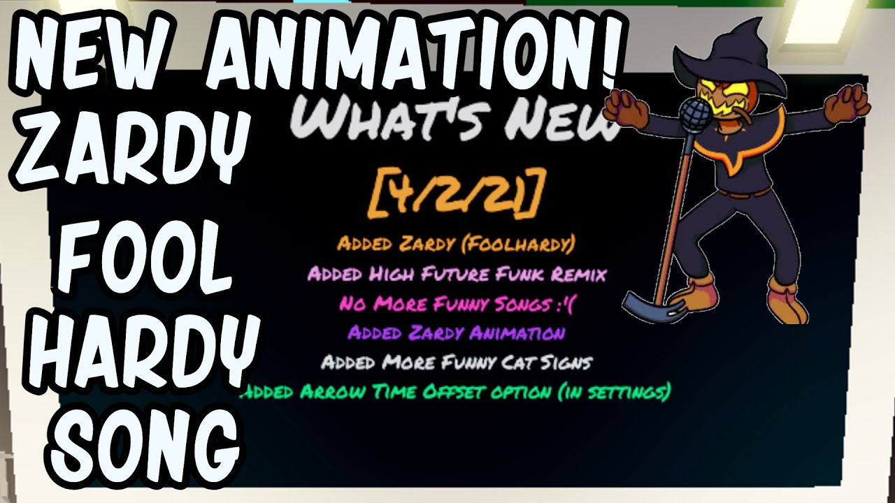Zardy (FoolHardy) animation showcase | [ZARDY] Funky Friday Roblox ...