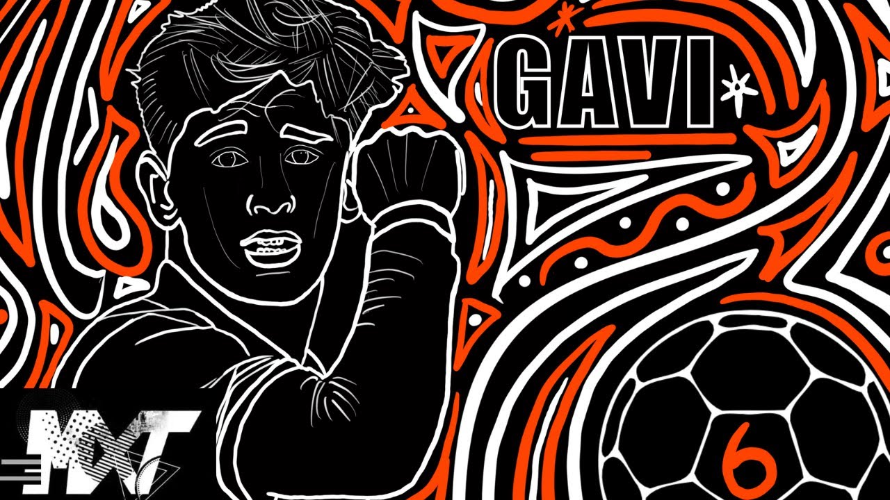 How To Make A Poster of GAVI ( footballer ) - YouTube