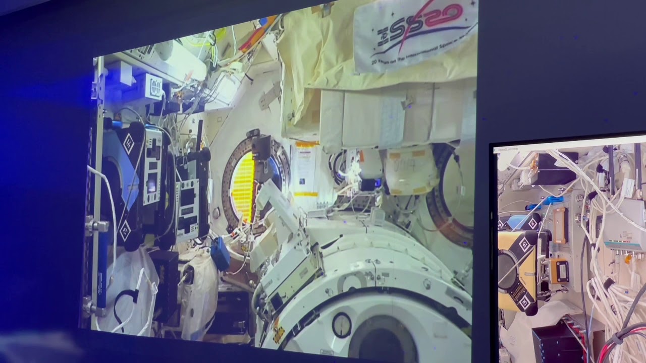 The appearance of the earth as seen from the avatar robot of the ...