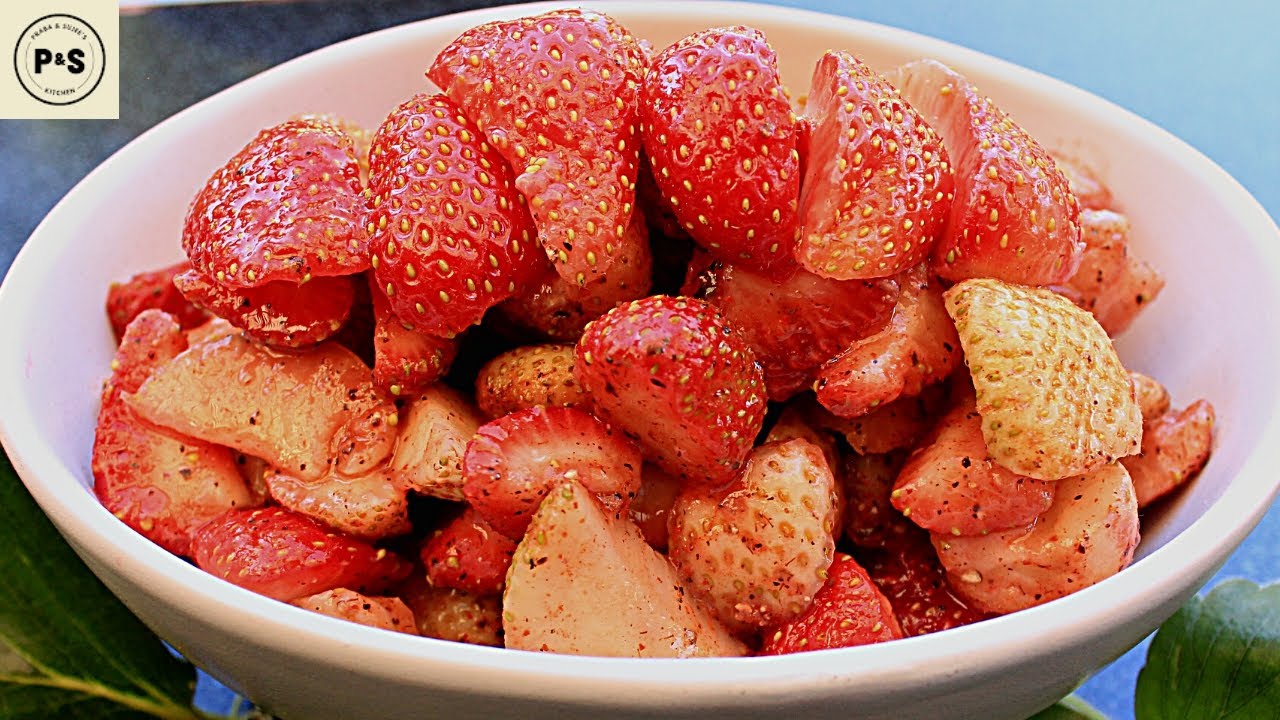STRAWBERRY SNACKS IDEAS | STRAWBERRY SNACKS | STRAWBERRY SALSA - YouTube