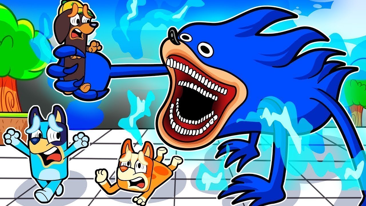 BLUEY AND BINGO ESCAPE FROM SHIN SONIC in ROBLOX! 😨 - YouTube