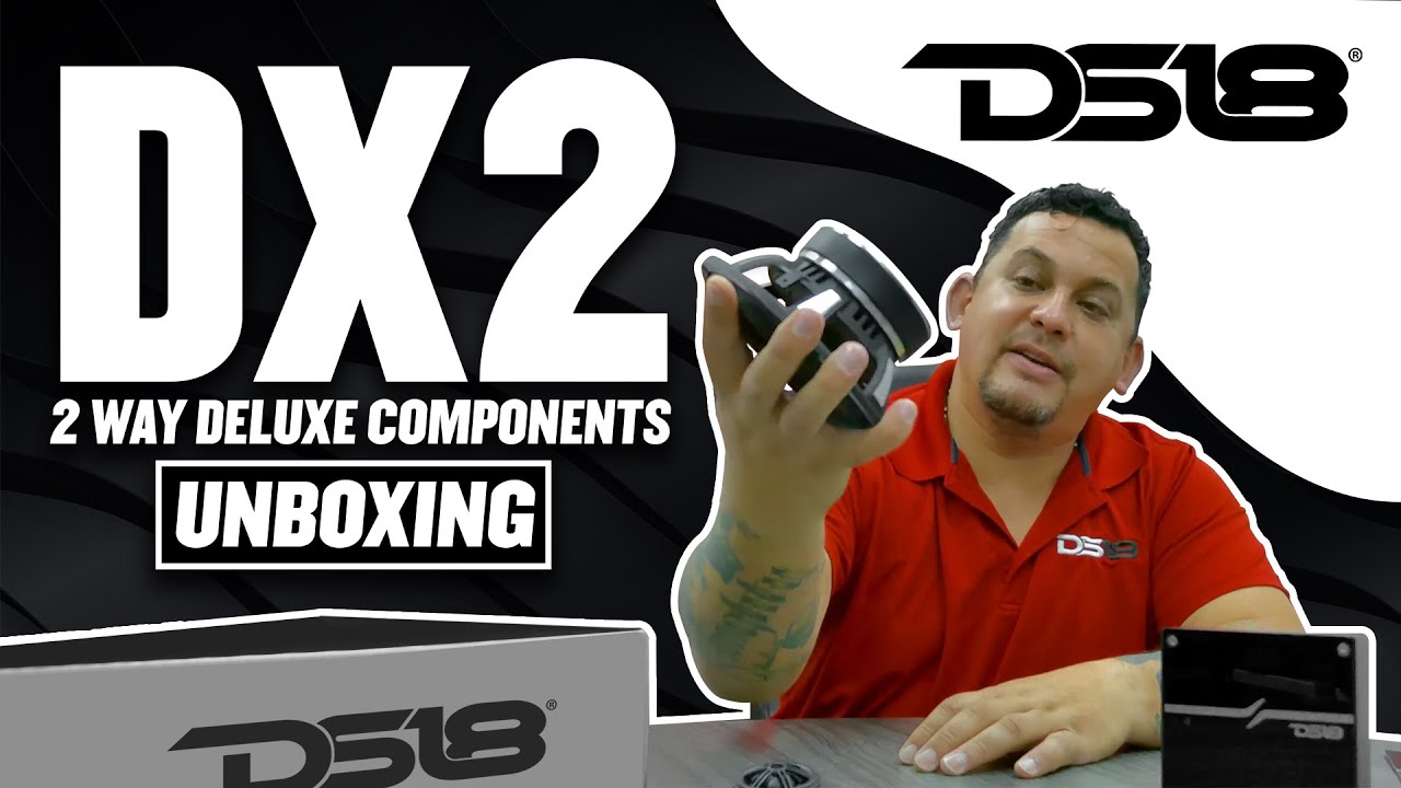 DS18 DX2 - 2 Way Deluxe Components ( Unboxing ) Car Audio Speakers ...