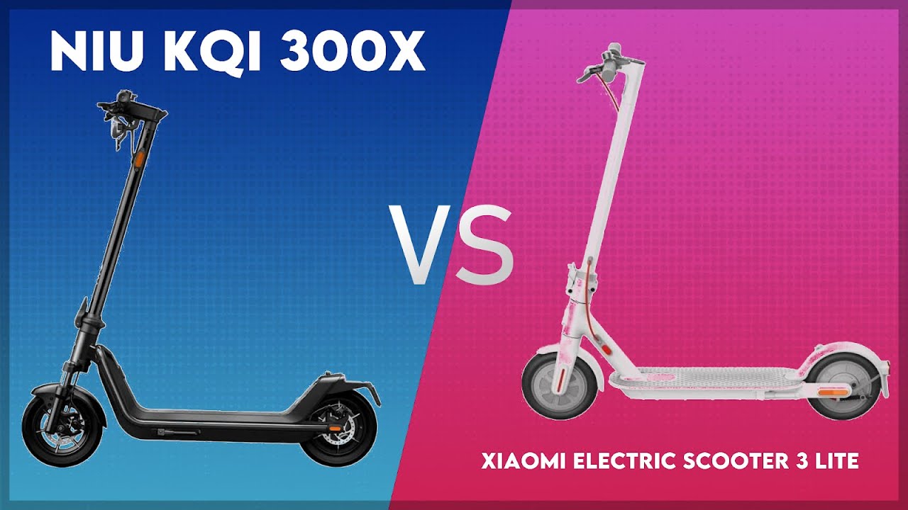 Niu KQi 300X vs Xiaomi Electric Scooter 3 Lite Technical Comparison ...