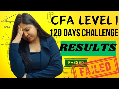 CFA Level 1 Challenge 120 Days RESULTS | Challenge | CFA | Results | Finance | CFA Level 1 #cfa ...