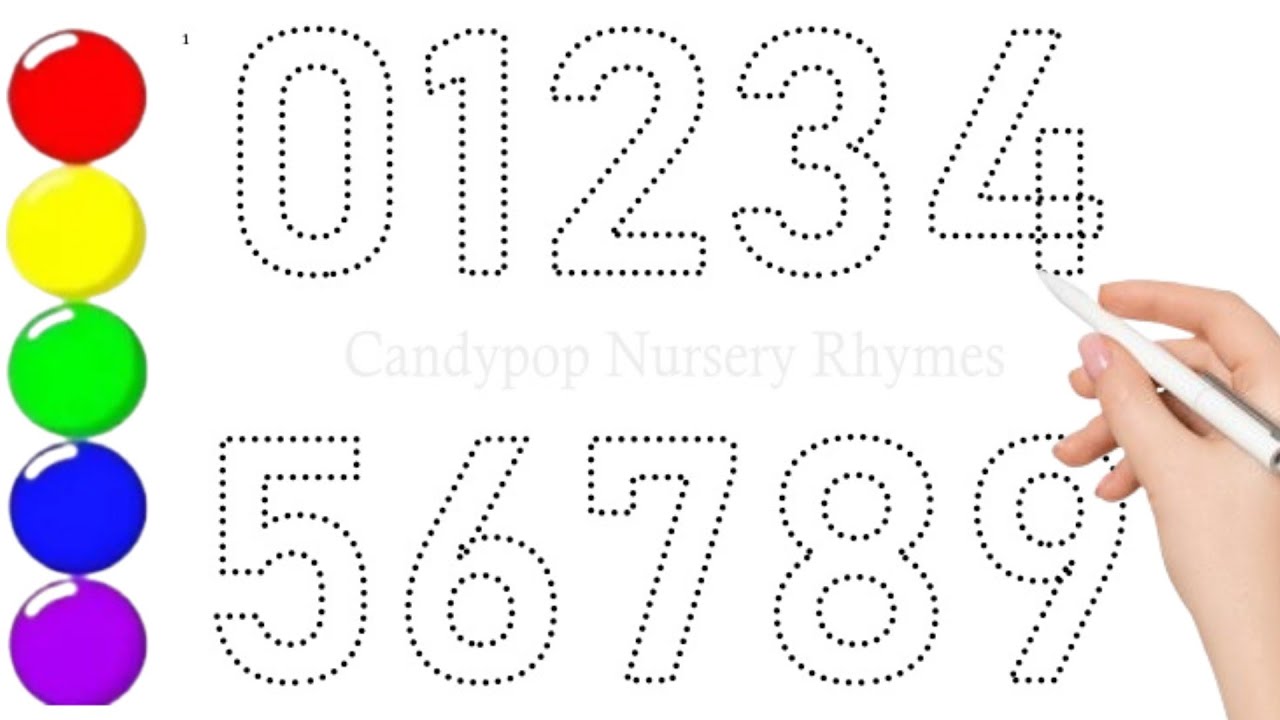 Numbers Learn l ONE TWO THREE l Counting for Kids l abcd l Easy Numbers ...